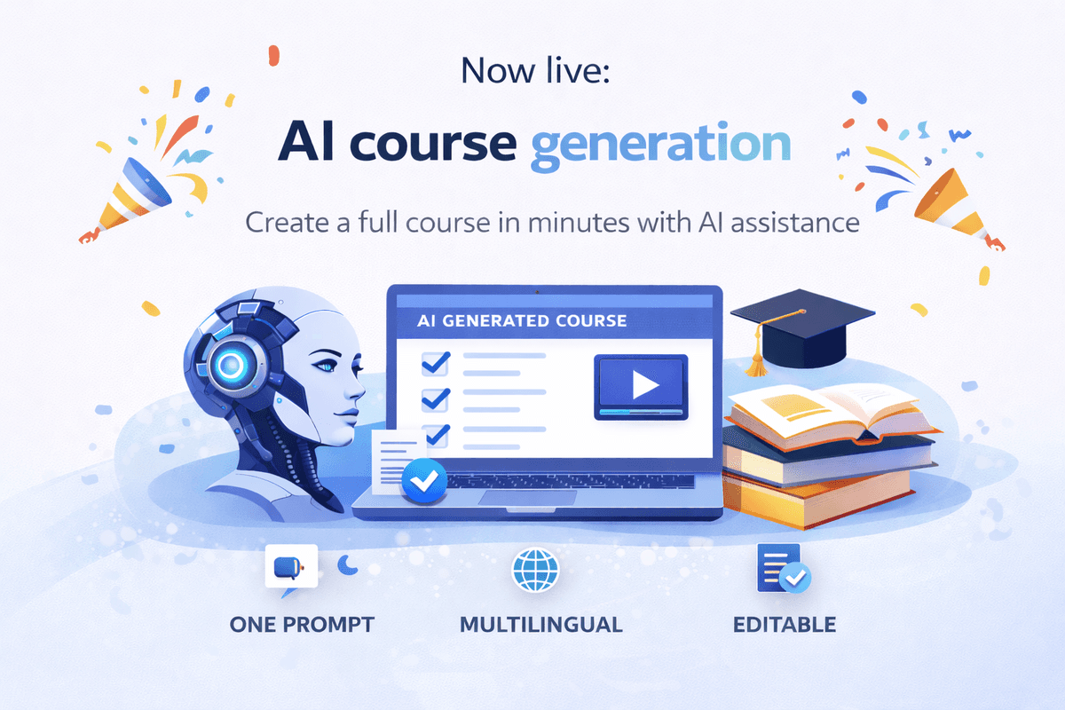 Introducing AI course generation - Forento blog