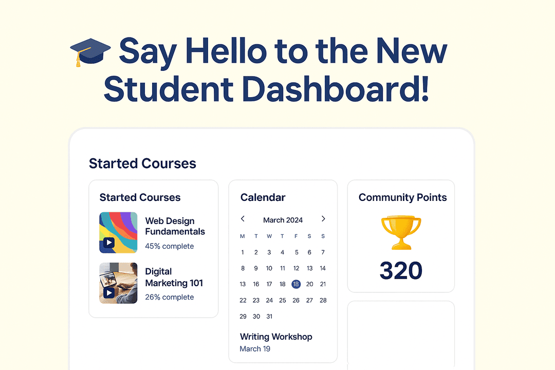 Say Hello to the New Student Dashboard! - Forento blog